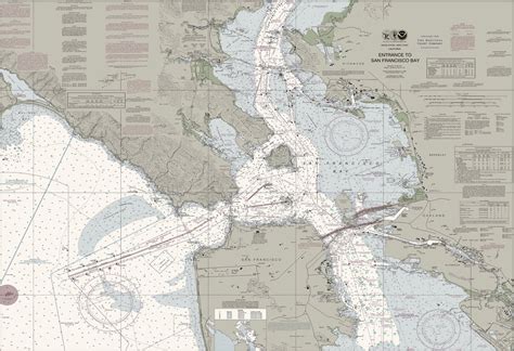 Entrance To San Francisco Bay Nautical Chart The Nautical Chart Company