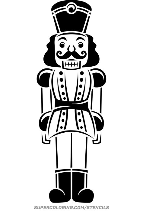 Stencil Of Nutcracker Free Printable Papercraft Templates