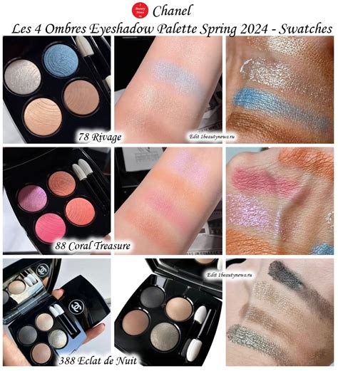 Новые палетки теней для век Chanel Les 4 Ombres Eyeshadow Palette