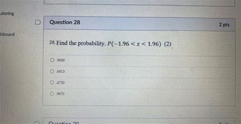 Solved 26 Find The Probability P 1 52 Chegg Com