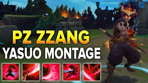 Pz ZZang Yasuo Montage Challenger Korea Yasuo Main YouTube