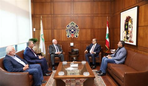 الوكالة الوطنية للإعلام البيسري استقبل بوشكيان وعرض مع الاحمد ودبور