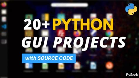 Free Python GUI PRojects With Source Code