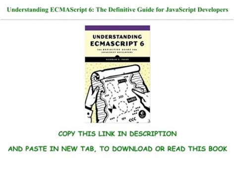 Pdf Understanding Ecmascript 6 The Definitive Guide For Javascript