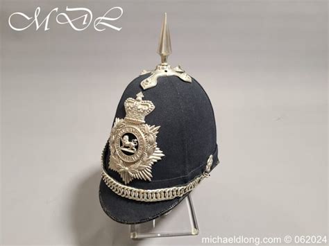 Victorian Royal Lancaster Blue Cloth Helmet Michael D Long Ltd