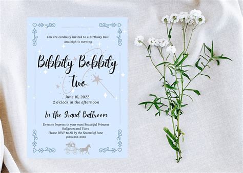 Bibbity Bobbity Two Etsy
