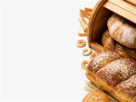 Bread Background Ppt Template Png