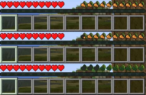 Glow Berry Hunger Bar 32x Minecraft Texture Pack