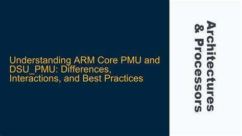 The Differences Between Mcu And Mpu In Arm Architectures System On Chips