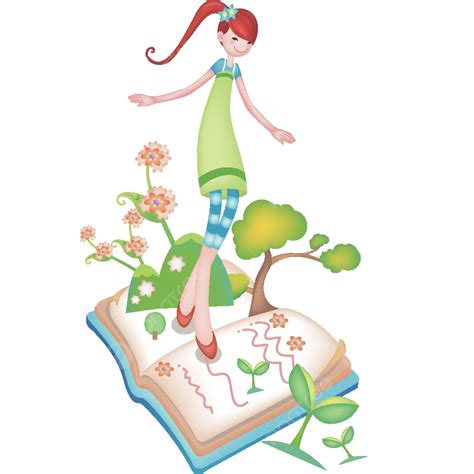 Digital Books Vector Art Png Digital Background Flower Book Leaf Book