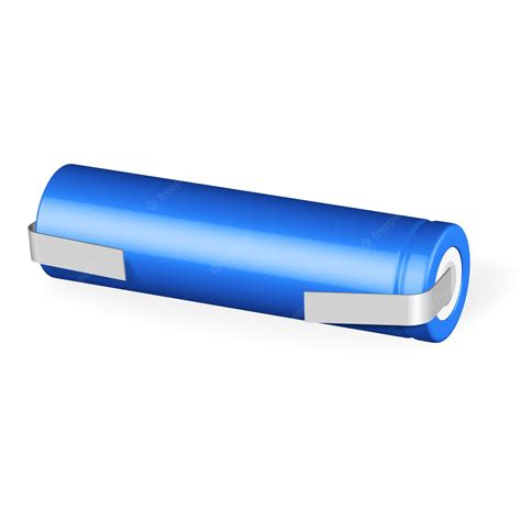 절연 탭이 있는 리튬 이온 배터리 팩의 벡터 일러스트 레이 션 프리미엄 벡터