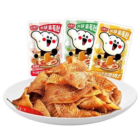 金磨坊火鍋素毛肚麻辣魔芋爽素肉小包裝香辣零食小吃辣條休閒食品買50送50 嘢食 嘢飲 包裝食物 即食食物 Carousell