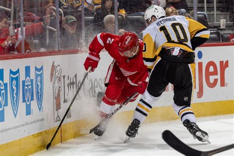 Penguinsred Wings Recap Pittsburghs Comeback Effort Falls Short In