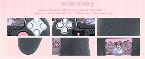 Kuitmor Ps5 Controller Skinsoft Silicone Protective Cover