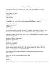 Excel Prep Unit 1 Chapters 1 4 Docx Excel Prep Unit 1 Chapters 1 4