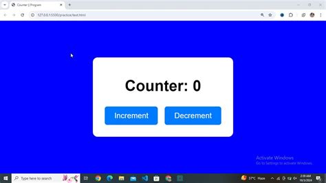 Hunza Syed On Linkedin Webdevelopment Javascript Counterapp