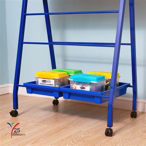 Large Mobile Classroom Easel A Frame Red Eduspace Supplies