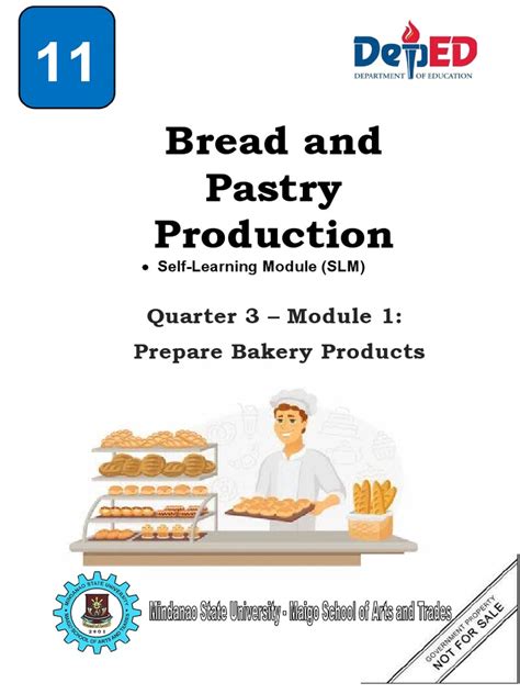 Q1 M1 Grade 11 Tvl Bread Pastry Slm 2 Pdf Flour Breads