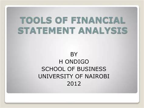 Ppt Tools Of Financial Statement Analysis Powerpoint Presentation Free Download Id 5682910