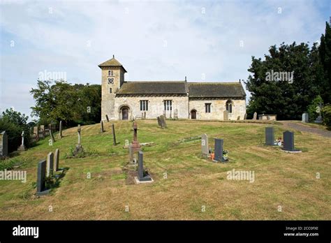 The Church Of St John The Baptist In The Village Of Healaugh North