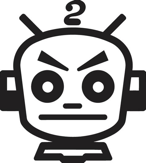 Micro Marvel Badge Miniature Robot Chatbot Icon For Conversational