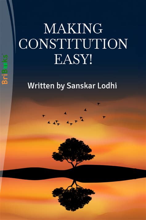 Making Constitution Easy By Sanskar Lodhi Isbn 9789394848xxx