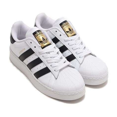 adidas SUPERSTAR XLG FOOTWEAR WHITE CORE BLACK GOLD METALLICアディダス