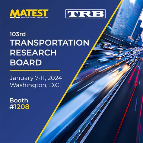 Matest Trb2024 Transportationresearchboard Asphalttestingequipment