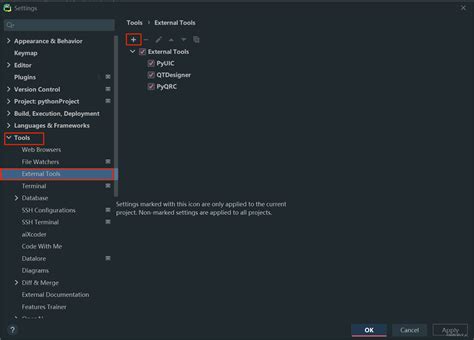 Pythonpycharm Pyuic Pyqrc Pyuic Csdn