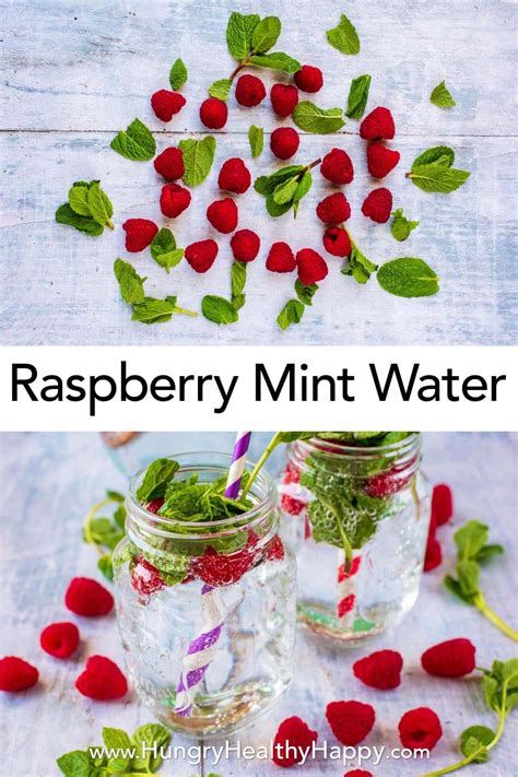 Raspberry And Mint Water Hungry Healthy Happy