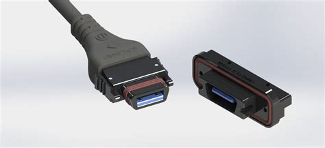Usb Connector Electric Rectangular Quick Locking Ritm Industry