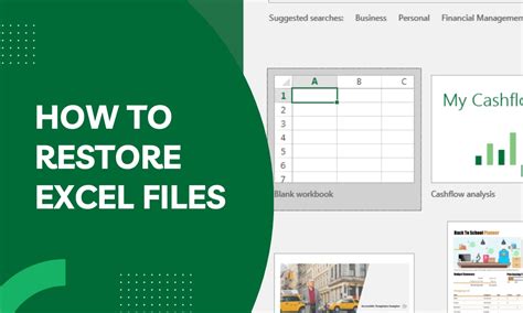 How To Recover Excel Files After A Crash