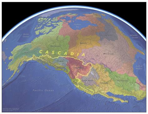 Happy Cascadia Day In Honor Of The Day Enjoy This New Map By Aquila Flower Aquilaflower