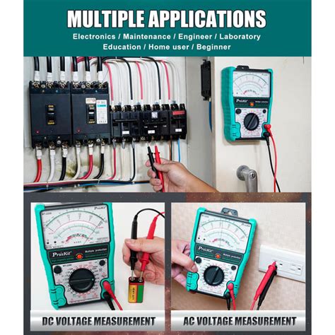 Proskit Analog Multimeter Multi Tester Gigatools Industrial Center