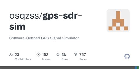 Github Osqzssgps Sdr Sim Software Defined Gps Signal Simulator