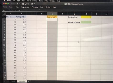 Solved Engg1811 Virtual Lab 1 Spreadsheets Due Date 05 Pm
