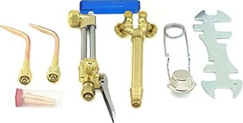 Weld Portable Tote Brazing Hvac Torch Kit Oxy Acetylene Torch Set