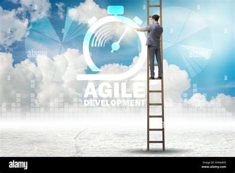 Concept Of Agile Software Development Stock Photo Alamy
