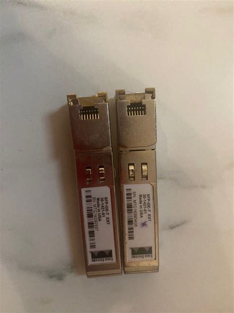 Cisco SFP GE T EXT Computers Tech Parts Accessories Networking On Carousell