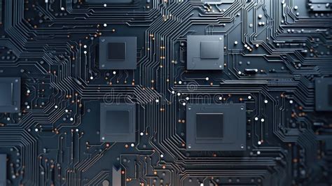 Complexity Technology Abstract Grey Stock Illustration Illustration