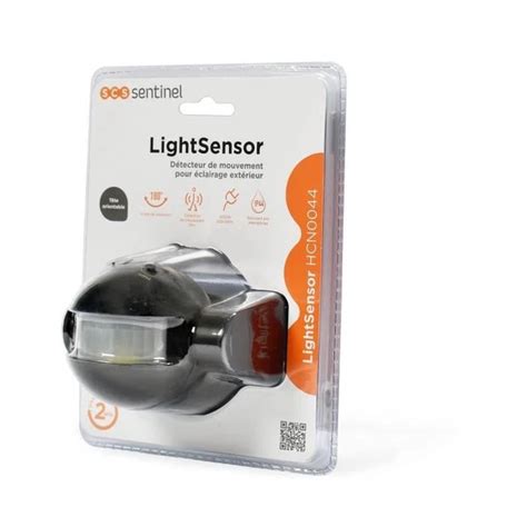 DETECTEUR DE MOUVEMENT Exterieur SCS SENTINEL LightSensor Noir Portee