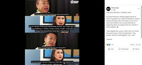 Keanna Reeves On Mga Artistang Naka Chorvahan Tikiman Lang