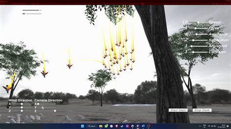 Skyvibe Bird Flocking Simulation By Yedabhagwandas