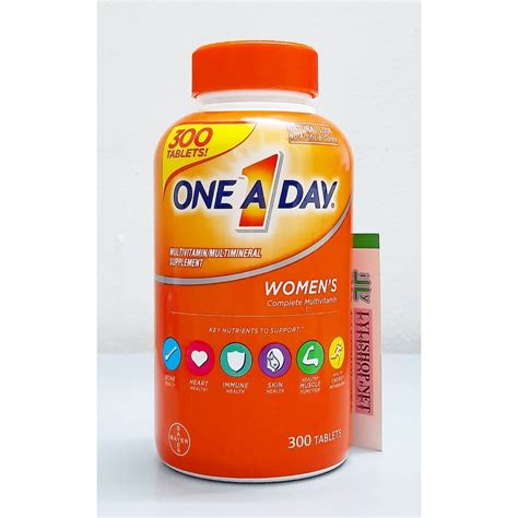One A Day Womens Multivitamin Bottle Of 300 Tablets For Women Bayer