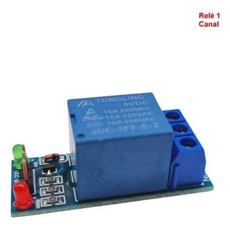 Módulo Relé Canal v a Arduino Automação Raspberry Pi Shopee Brasil