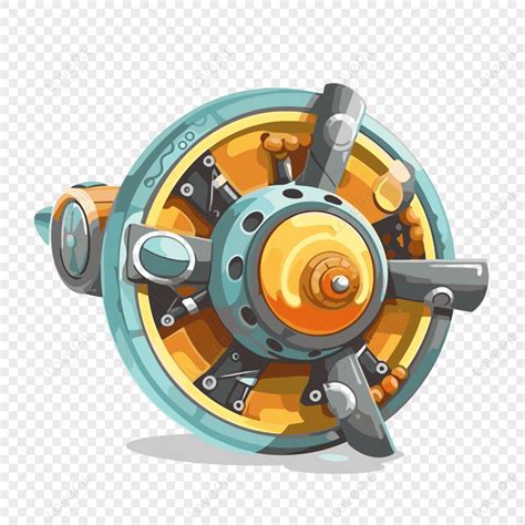 Propeller Clipart Cartoon Engine With Gears And Gears Vector Engineer Cartoon Engineer Png Hd