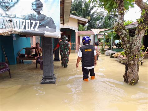 Ribuan Rumah Di Langkat Terendam Banjir Akibat Luapan Sungai Batang