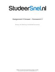 Assignment 2 Answer Homework 2 Pdf LOMoARcPSD 16655096 Assignment 2