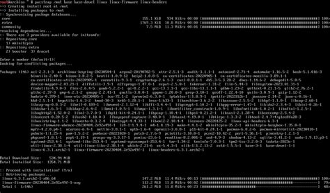 Arch Linux系统安装与配置美化
