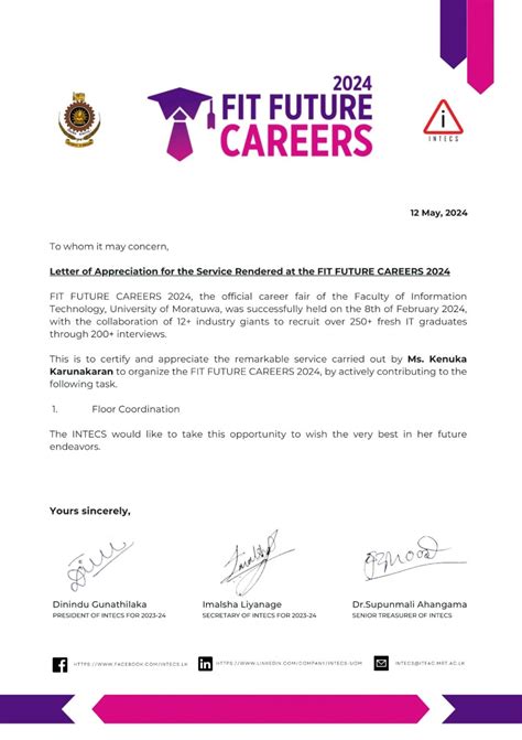 Kenuka Karunakaran On Linkedin Uom Fitfuturecareers Intecs